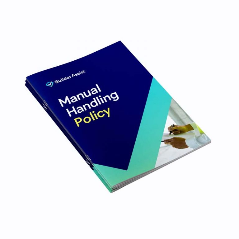 Manual handling templates for manual handling policies and procedures