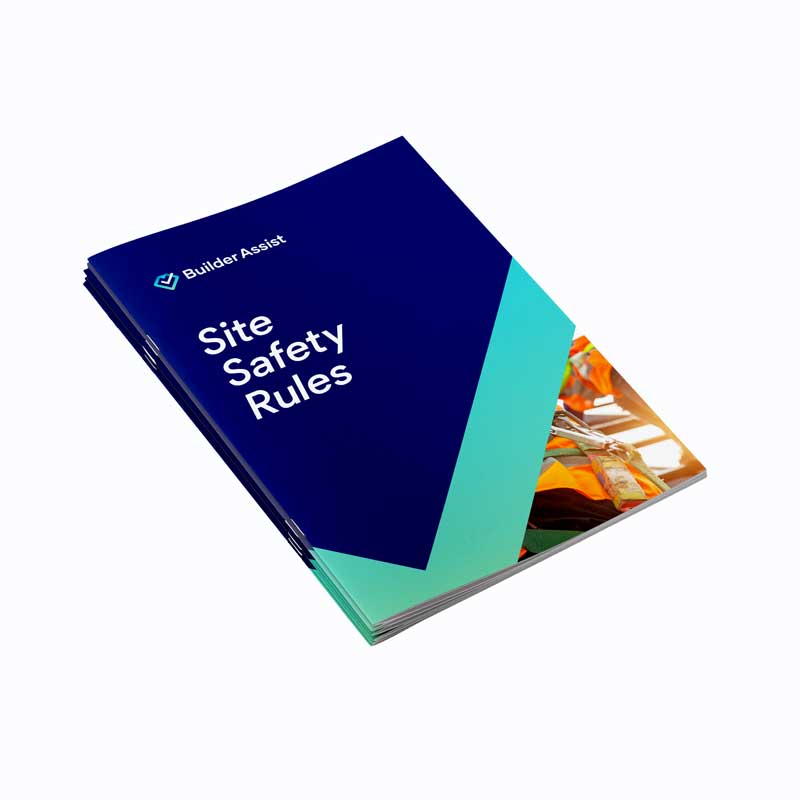 Site induction document templates for building sites induction training