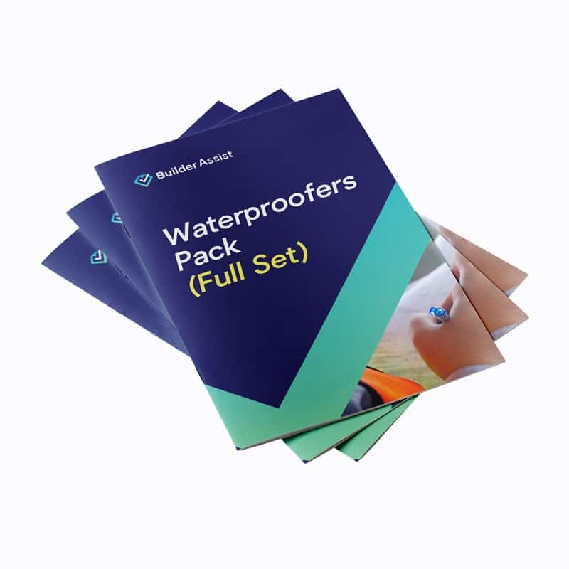 Water Proofers Pack: Full Set of Documents | Builder Assist