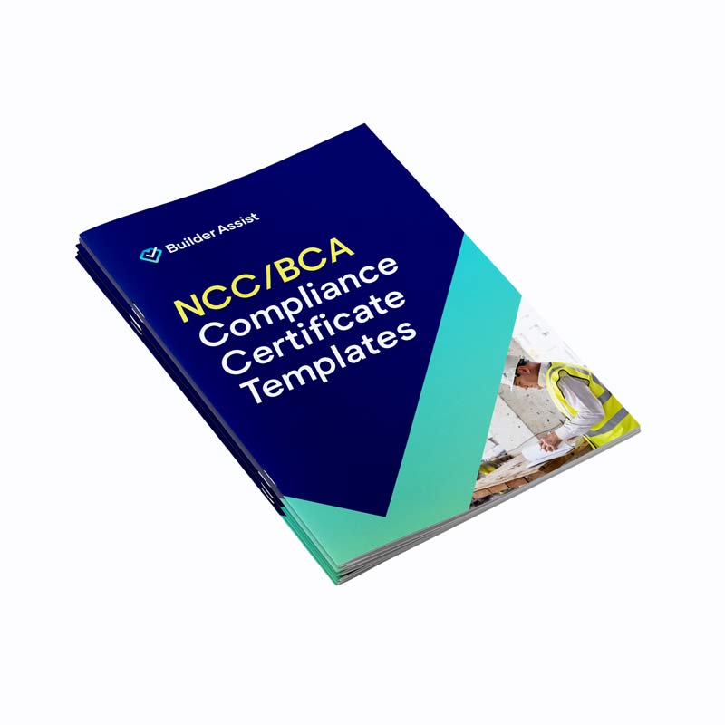 NCC/BCA Compliance Certificate Templates | Builder Assist