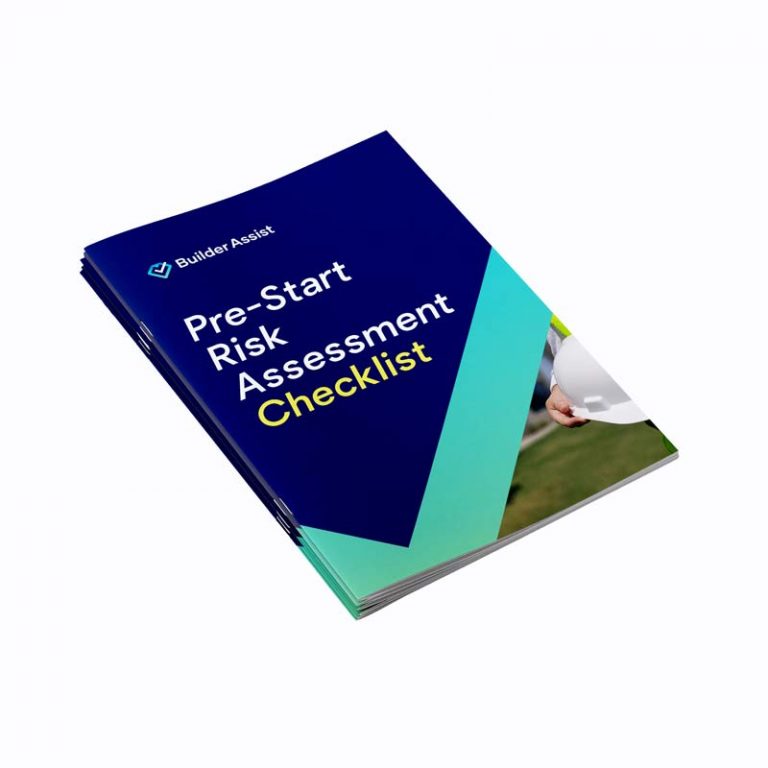 Pre-Start Risk Assessment Checklist - Builder Assist