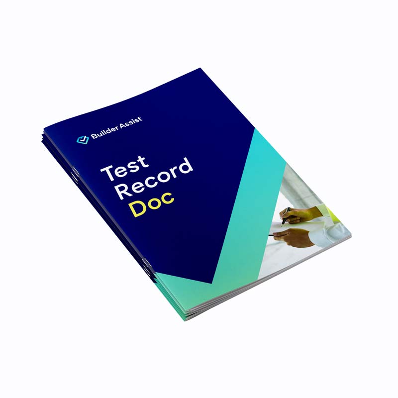 Electrical test record - document tagged and tested building equipment